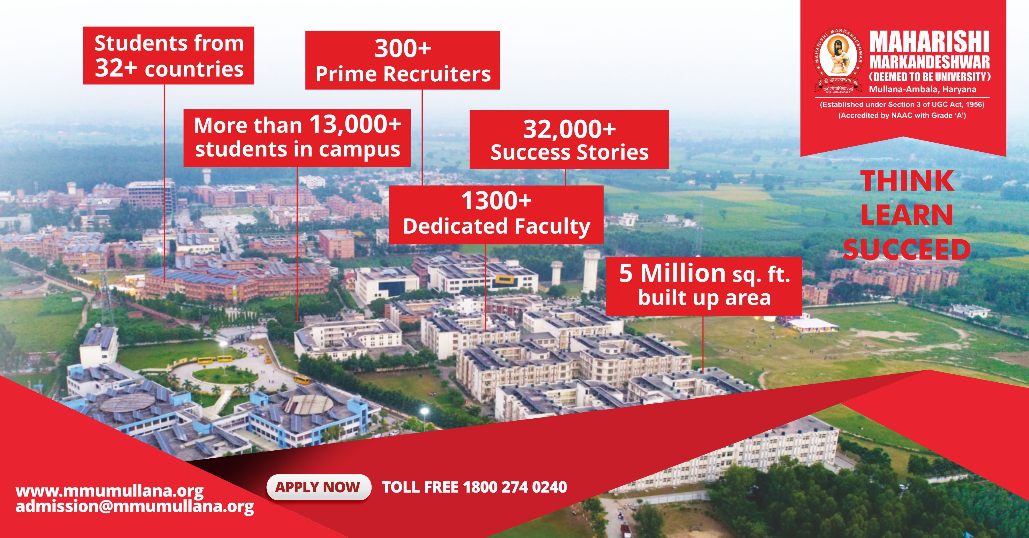 About MM(DU) Maharishi Markandeshwar (Deemed to be University) Mullana ...